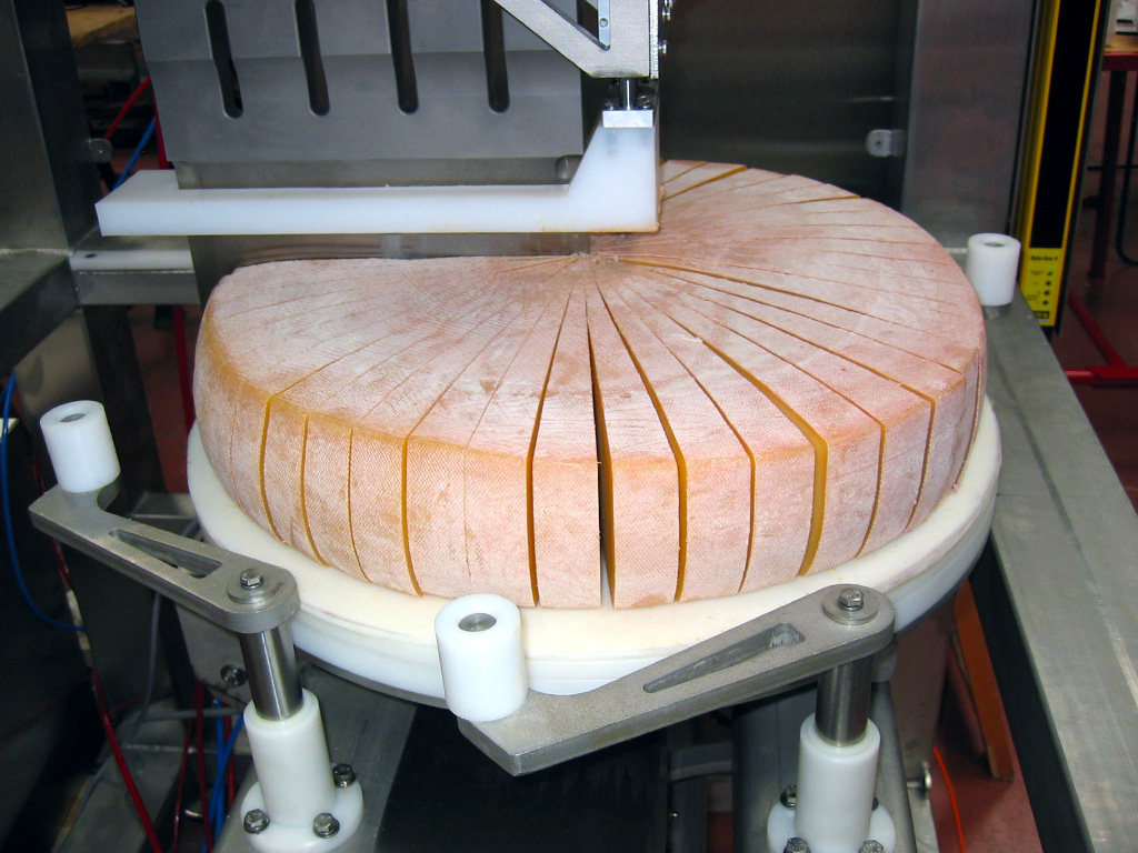 Machine de découpe de fromage rond portions - ERMA 30F - BFR Systems