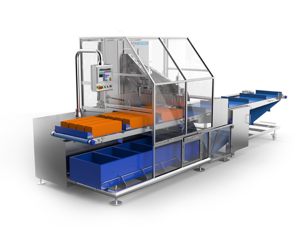 Machine de découpe a ultrason de barres de produit - BFR Systems