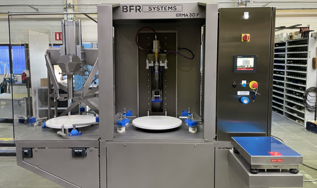 Machine de découpe de fromage rond portions - ERMA 30F - BFR Systems